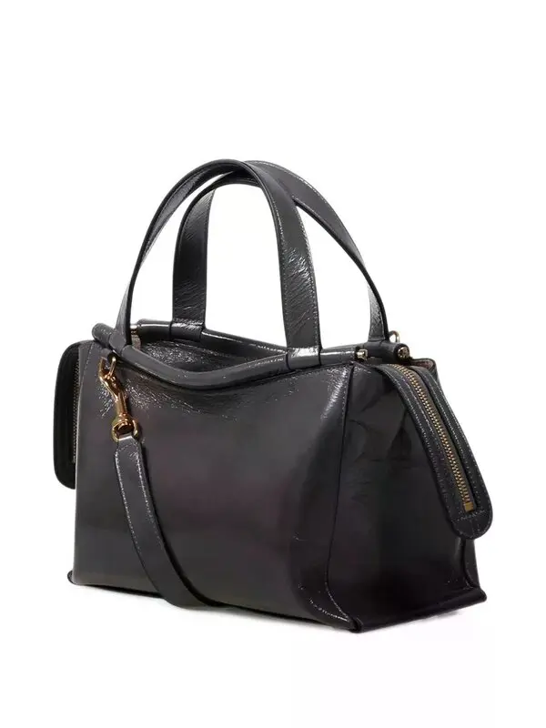 WANDLER Ida Patent-leather Tote Bag