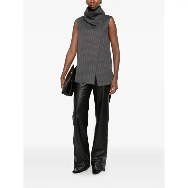 Sportmax Grey Jackets Waistcoat & Gilets - Gray