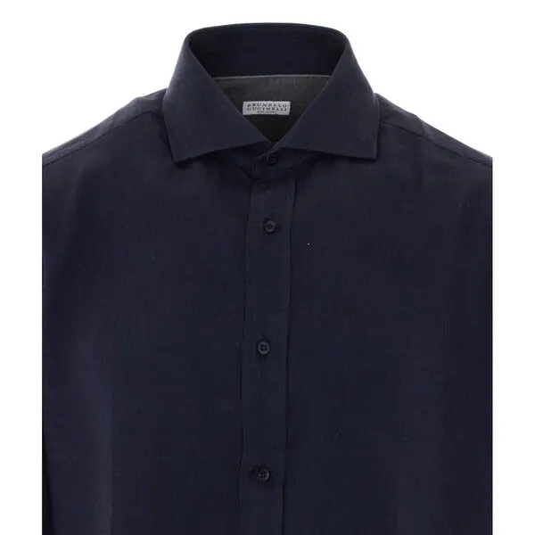 Brunello Cucinelli Chevron Flannel Shirt