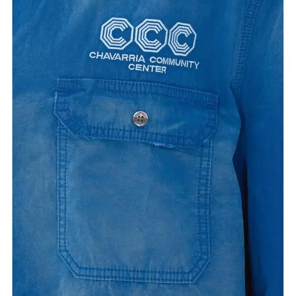 WILLY CHAVARRIA Oversize Short Sleeves Workwear Corcoran Overshirt