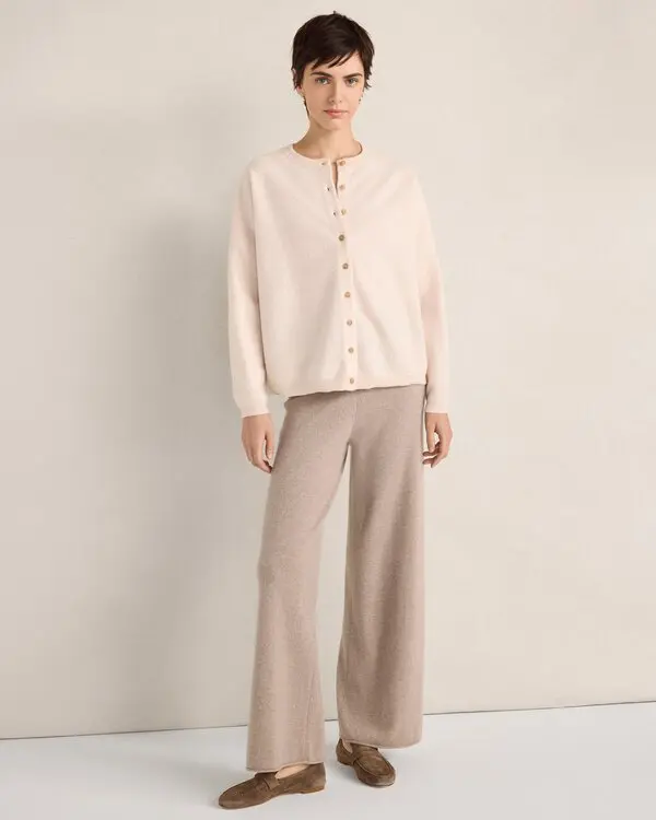 HAVEN WELL WITHIN Merino Wool Cardigan - Ivory