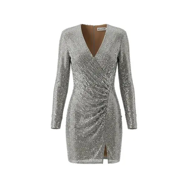 SELF-PORTRAIT Dresses Cocktail & Party Dresses - Silver