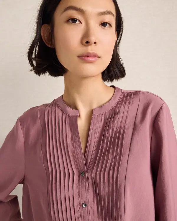 HAVEN WELL WITHIN Luxe Modal Button Front Shirt