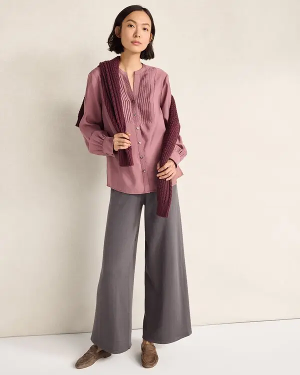 HAVEN WELL WITHIN Luxe Modal Button Front Shirt