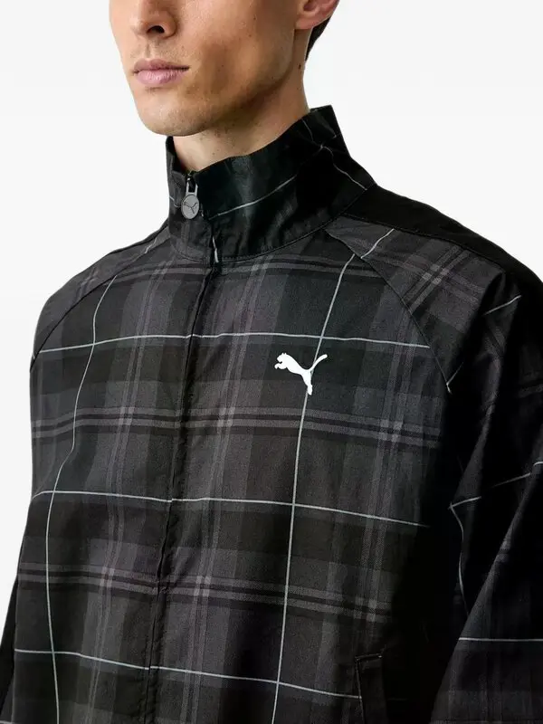 PUMA T7 Relaxed Tartan Track Jacket