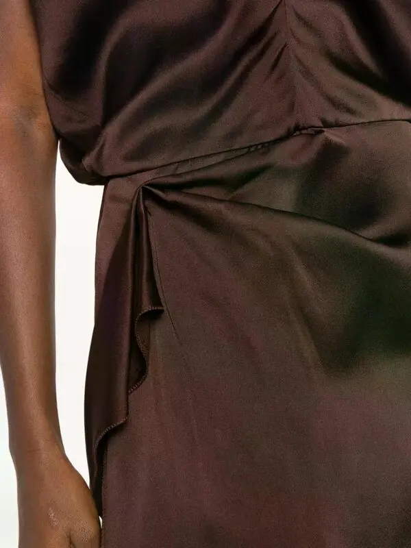 LANVIN Draped Sleeveless Dress