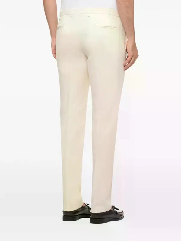 DEVORE INCIPIT Belt-loop Pressed-crease Trousers