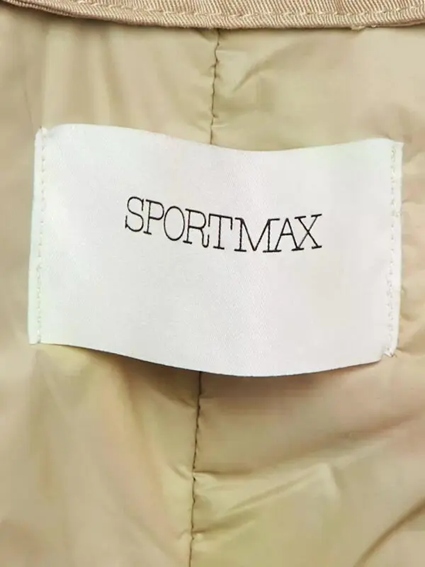 Sportmax Quilted Double-breasted Trench Coat