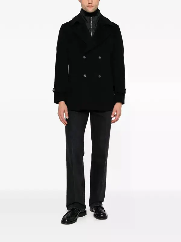 BARBA NAPOLI Double-breasted Peacoat