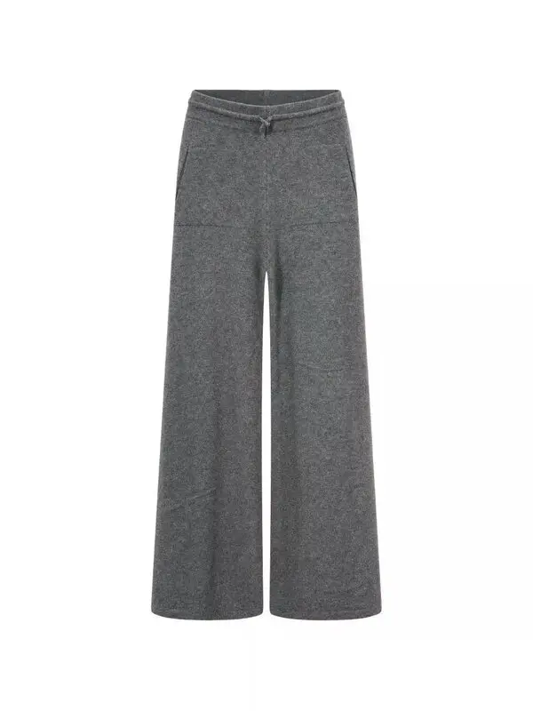 THE (ALPHABET) Cashmere Wide-leg Trousers
