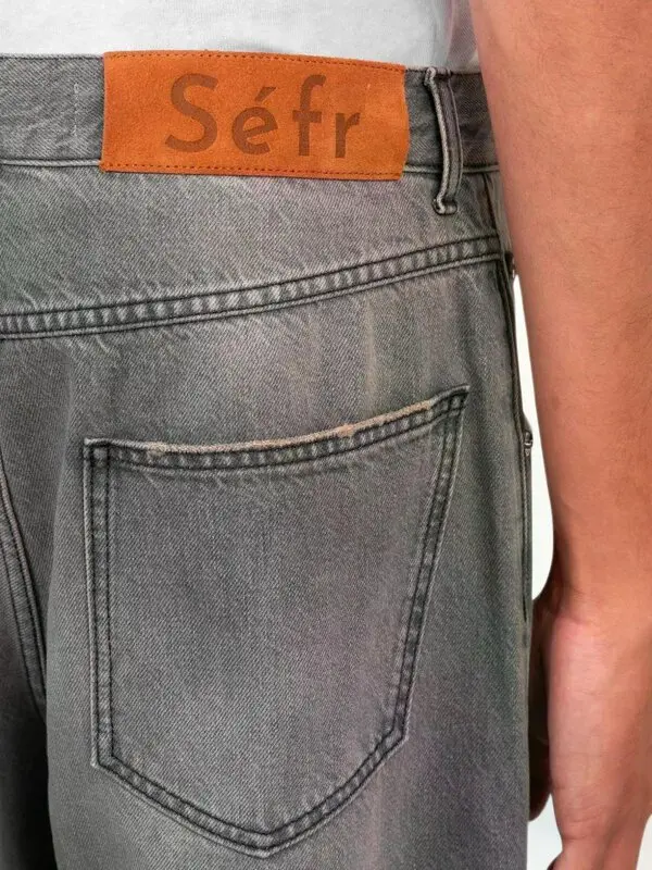 Séfr Mass Distressed-effect Loose-fit Jeans