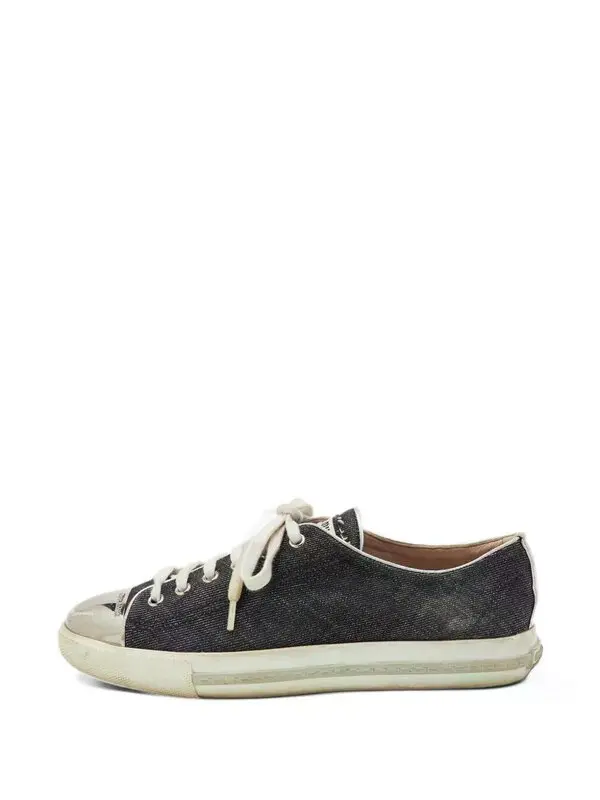 Miu Miu Lace-up Sneakers - Black