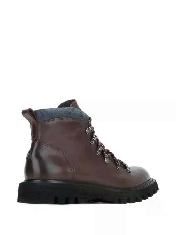 Fratelli Rossetti Polacco Trenton Lace-up Leather Hiking Boots