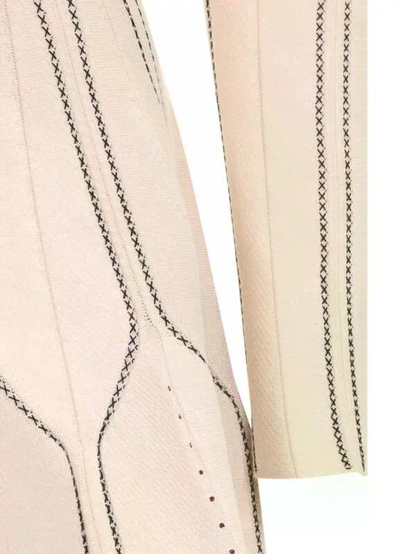 Elisabetta Franchi Mini Dress In Knit Fabric