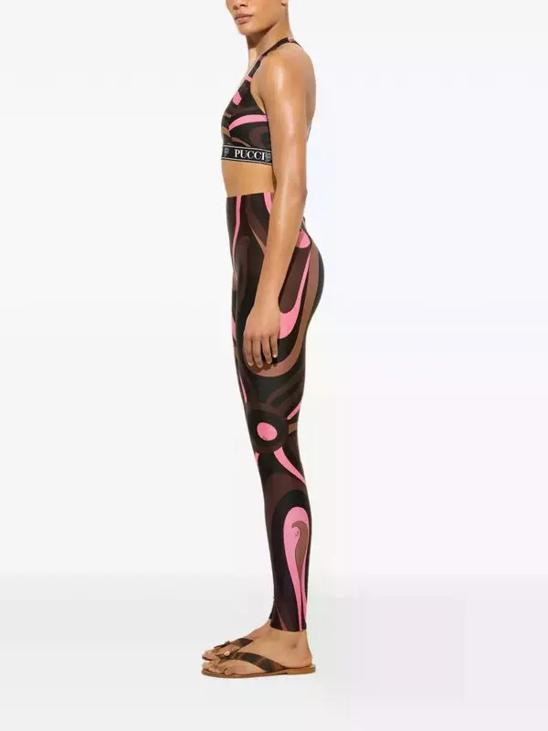 Emilio Pucci Marmo-print Leggings