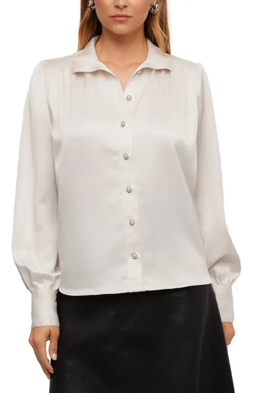 Fifteen Twenty Chloe Satin Shirt