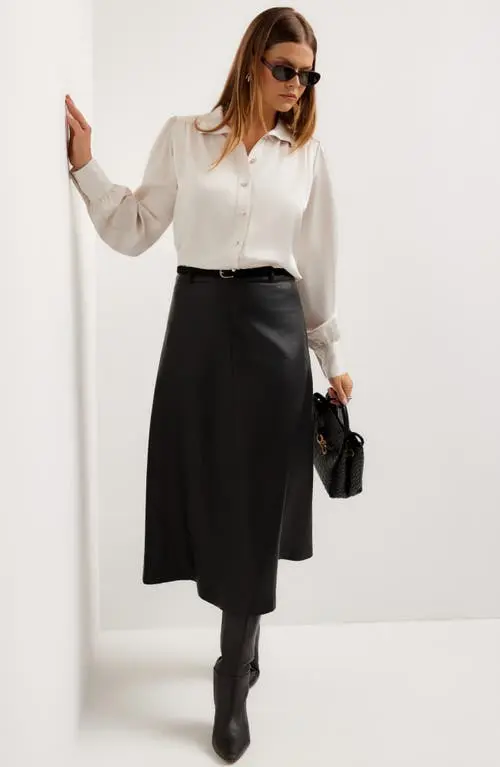 Fifteen Twenty Chloe Satin Shirt