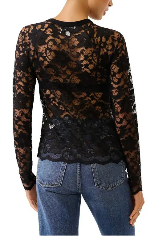 Fifteen Twenty Marlena Floral Lace Top