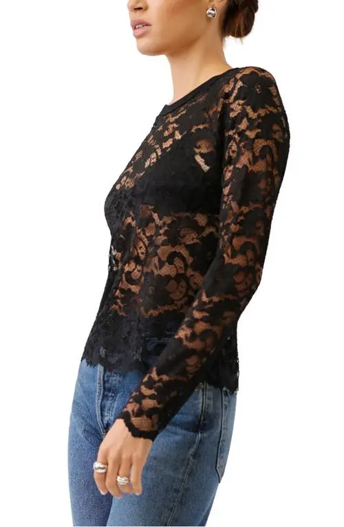 Fifteen Twenty Marlena Floral Lace Top