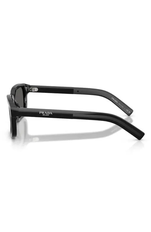 Prada Pr D16sf 57mm Rectangle Sunglasses