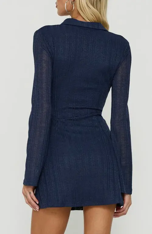 Princess Polly When You Sleep Long Sleeve Mini Dress