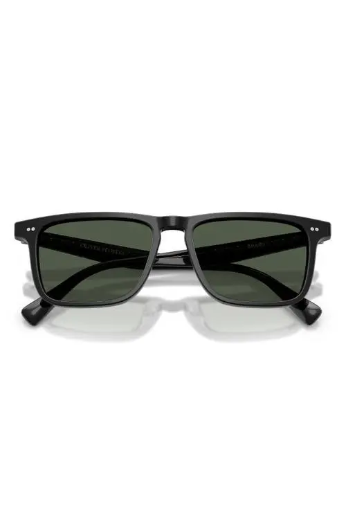 Oliver Spencer Brano 53mm Polarized Rectangular Sunglasses