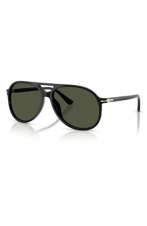 Persol Walter 60mm Pilot Sunglasses