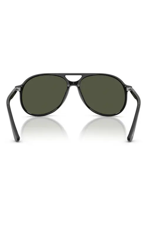 Persol Walter 60mm Pilot Sunglasses
