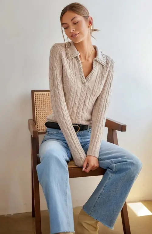 Fifteen Twenty Estelle Cable Knit Sweater