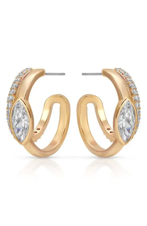 Ettika Marquise Double Hoop Earrings