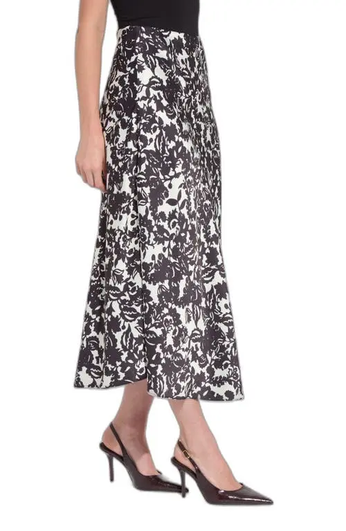 Lyssé Evan Embellished Bias Midi Skirt