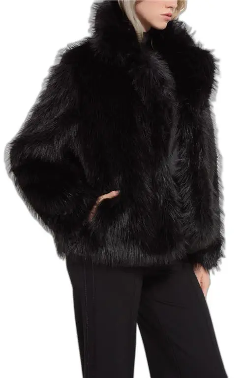 Lyssé Clio Faux Fur Cropped Coat