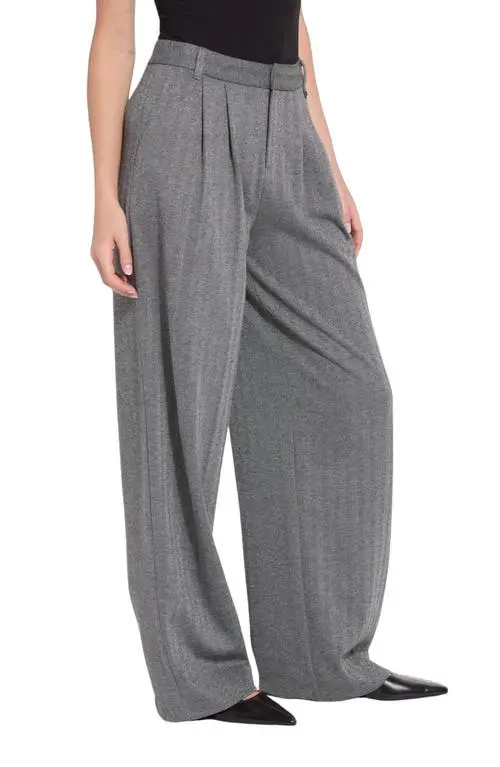 Lyssé Isabelle Pleated High Waist Wide Leg Trousers
