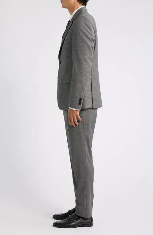 BOSS Houston Stretch Virgin Wool Suit - Black