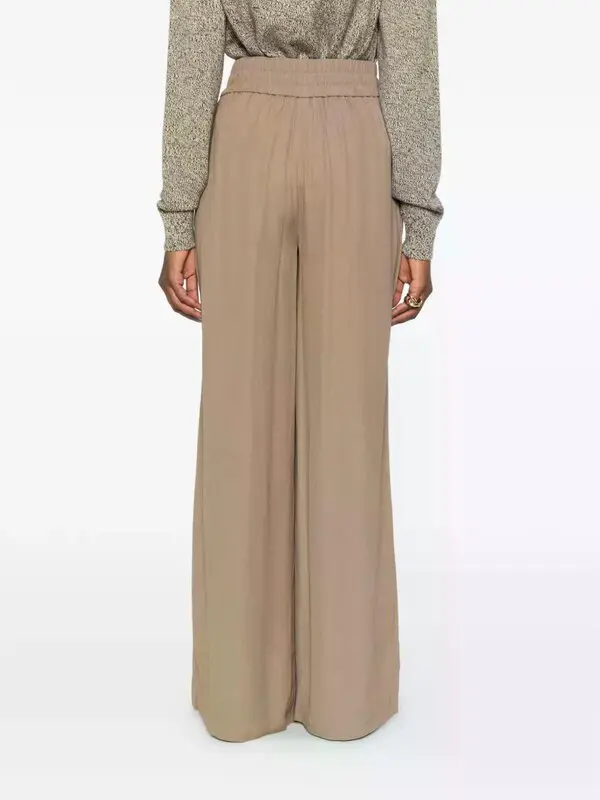 JOSEPH Drawstring Wide-leg Trousers