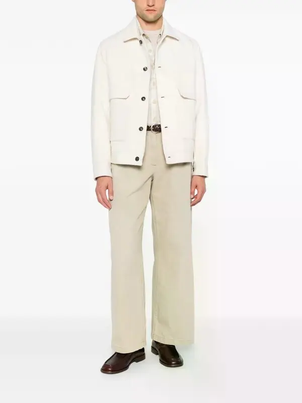 NEW YORK RESIDENT Yuma Button-fastening Pocketed Jacket