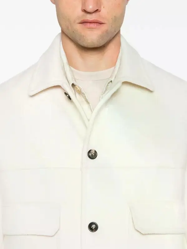 NEW YORK RESIDENT Yuma Button-fastening Pocketed Jacket