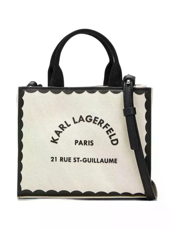Karl Lagerfeld Mini Rue St-guillaume Scalloped Tote Bag