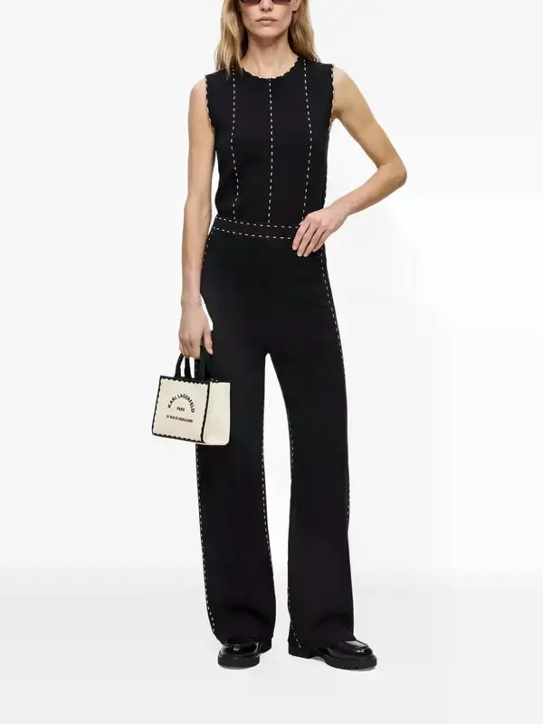 Karl Lagerfeld Mini Rue St-guillaume Scalloped Tote Bag