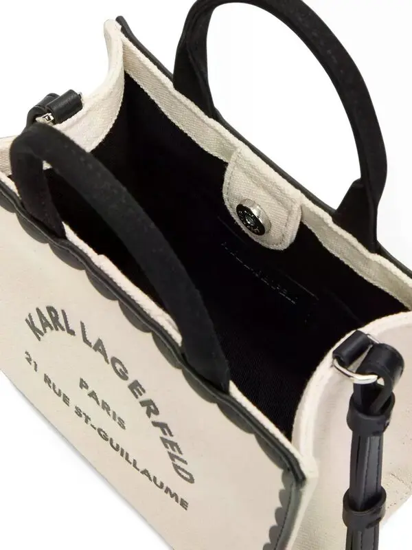 Karl Lagerfeld Mini Rue St-guillaume Scalloped Tote Bag