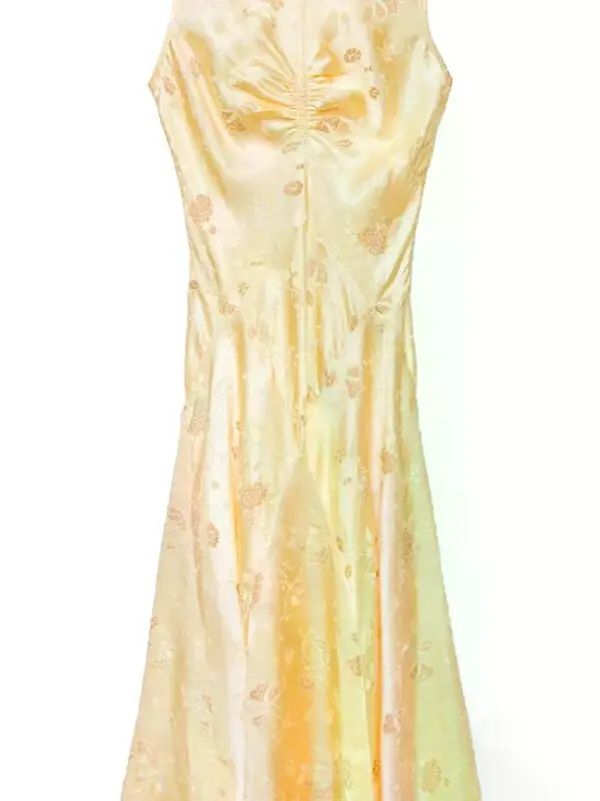 DÔEN Ginette Floral-jacquard Maxi Dress