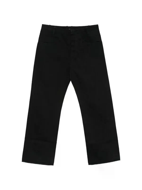 LABEL UNDER CONSTRUCTION Straight-leg Trousers - Black