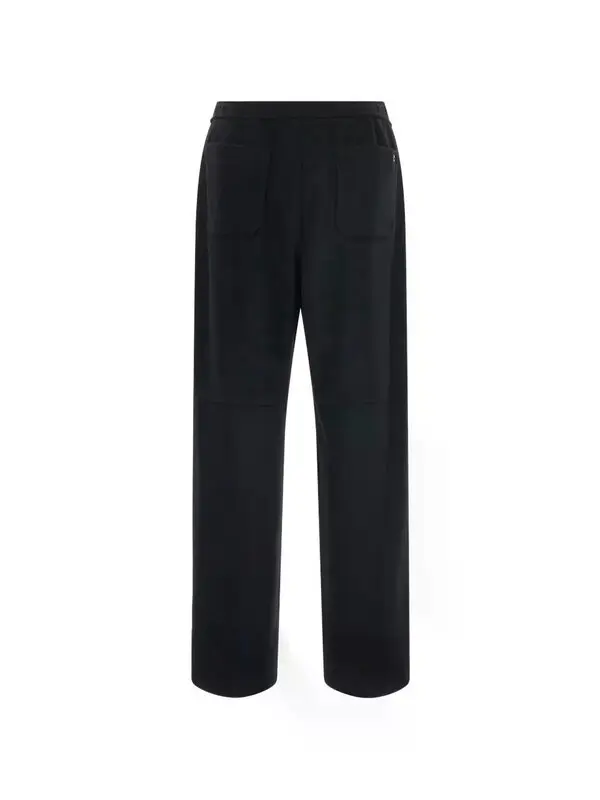 WOOYOUNGMI Fleece-texture Panelled Trousers