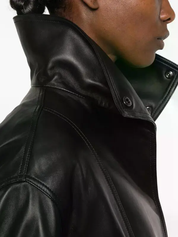 SWORD 6644 Belted High-neck Jacket