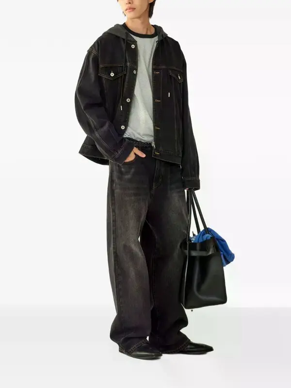 STUDIO TOMBOY Hooded Denim Jacket