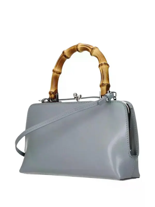 JIL SANDER Bamboo-handle Leather Tote Bag