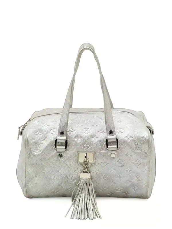 LOUIS VUITTON 2008 Monogram Shimmer Comète Travel Bag - Silver
