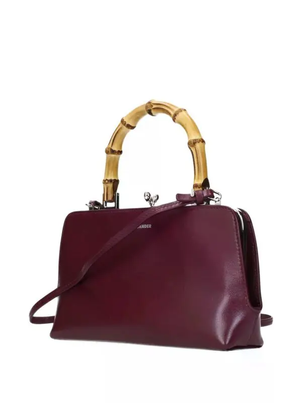JIL SANDER Bamboo-handle Leather Tote Bag