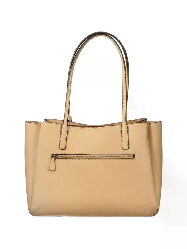 Guess Noelle Logo-plaque Saffiano-effect Tote Bag