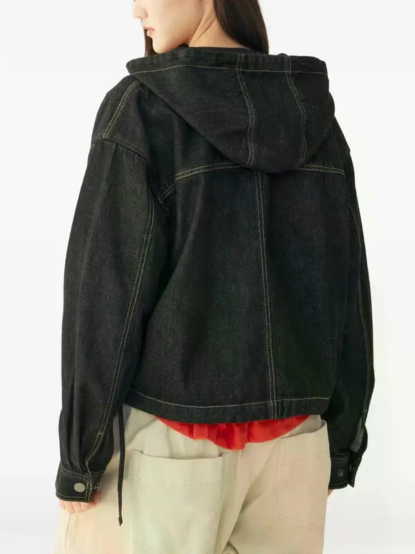 STUDIO TOMBOY Hooded Denim Jacket